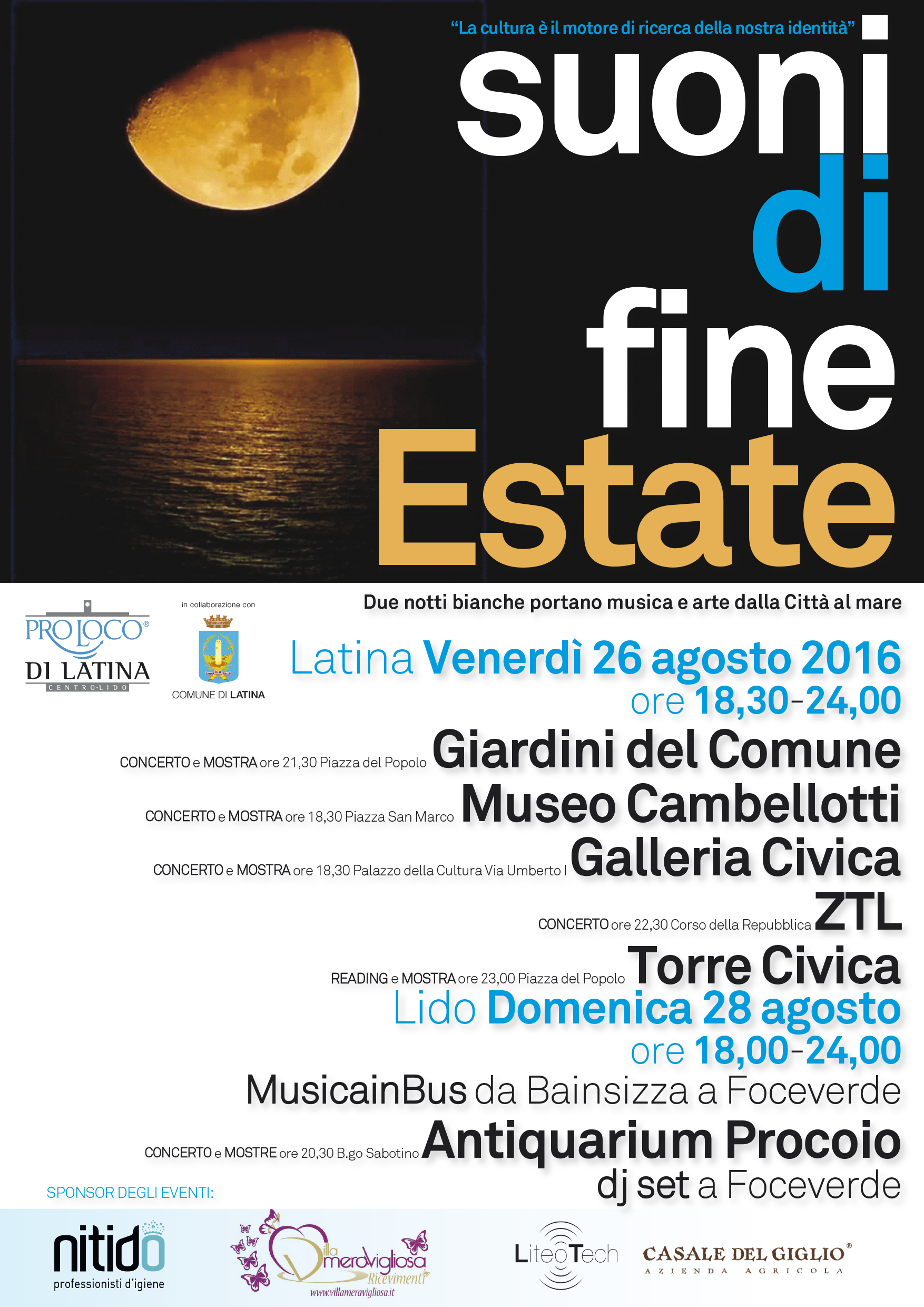 Latina, suoni di fine estate: due notti bianche in città e al lido ...