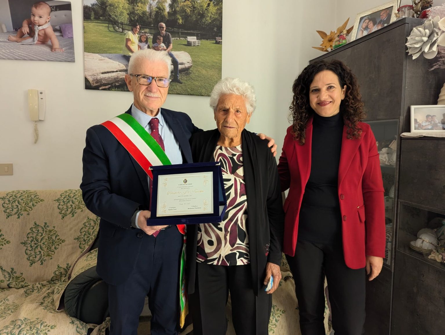 Grande festa a Fondi per i 100 anni di Carmela Di Trocchio